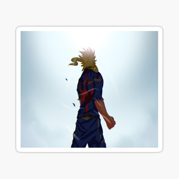 "ALL MIGHT" Sticker by Pharaon33 | Redbubble