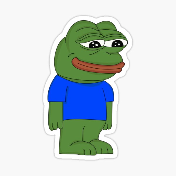 "Mizkif peepo frog, sad cute frog, feels bad man, frog plush , pepel ...