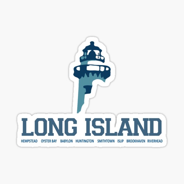 "Long Island - New York." Sticker for Sale by ishore1 | Redbubble