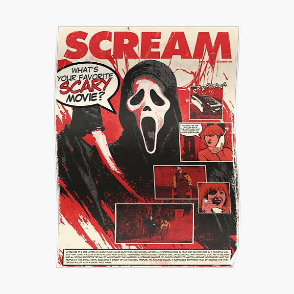 Ghostface Scream Posters | Redbubble