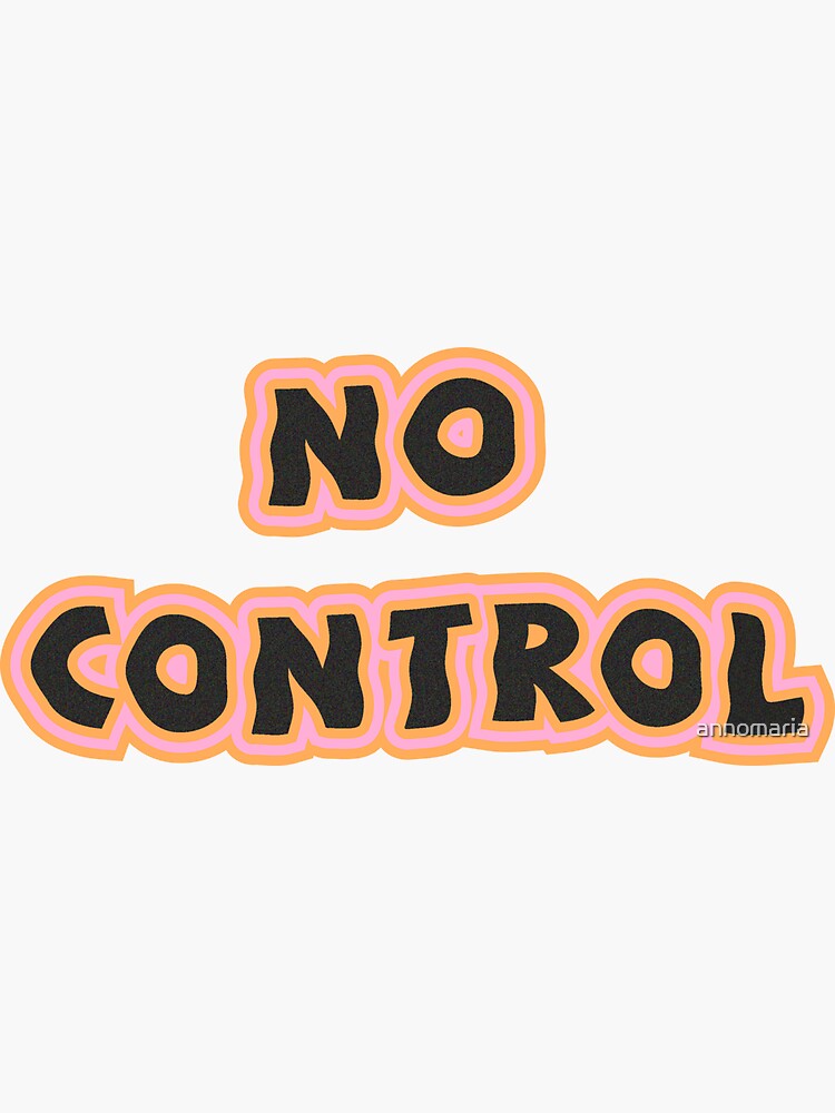" no control quote vintage sticker 80s aesthetic, stickers for ...