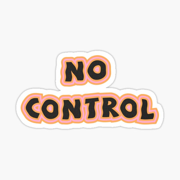 " no control quote vintage sticker 80s aesthetic, stickers for ...