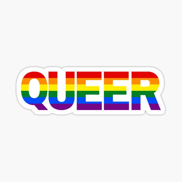 "Small Rainbow Queer " Sticker for Sale by JtownGSA | Redbubble