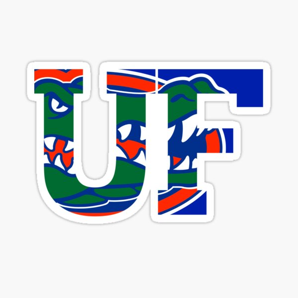 "UF" Sticker for Sale by Ashleydc | Redbubble