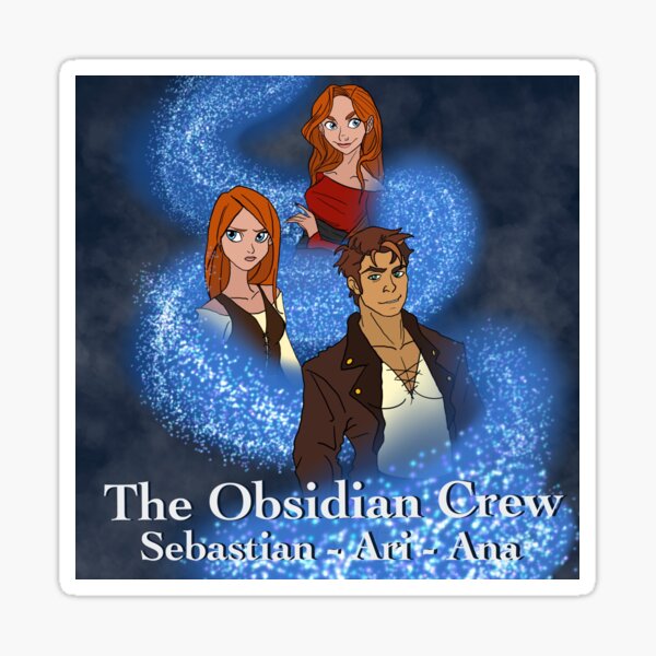 "The Obsidian Crew" Sticker by AllyInDreamland | Redbubble