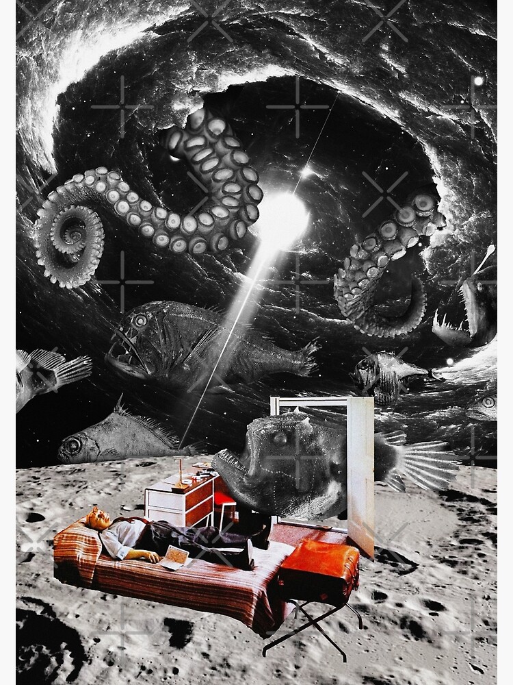 "Ocean nightmare collage" Poster for Sale by sonchodien | Redbubble