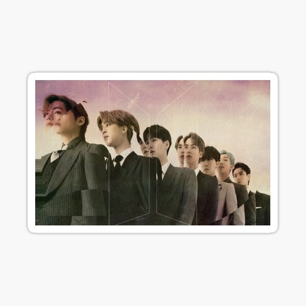 "BTS Logo" Sticker for Sale by laurengabri | Redbubble