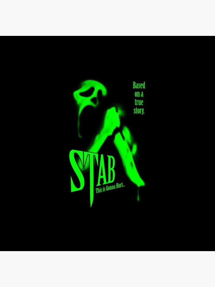 Stab Horror Movie Scream Poster Art Pin Button
