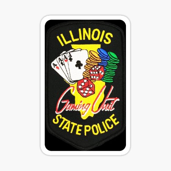 "Illinois State Police Gaming Unit" Sticker for Sale by lawrencebaird ...