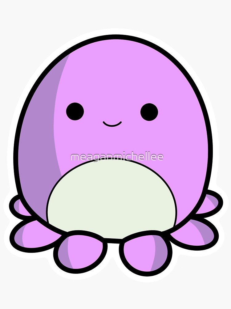 "Violet the Octopus Squishmallow " Sticker for Sale by meaganmichellee ...