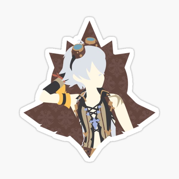 "Genshin Impact Bennet Minimalism" Sticker for Sale by LonelyPolygon ...