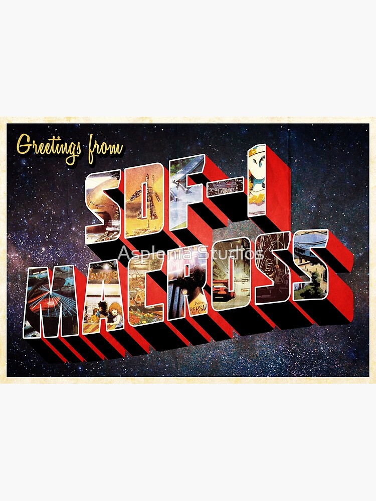 "Welcome to SDF-1" Poster for Sale by aspleniastudioz | Redbubble