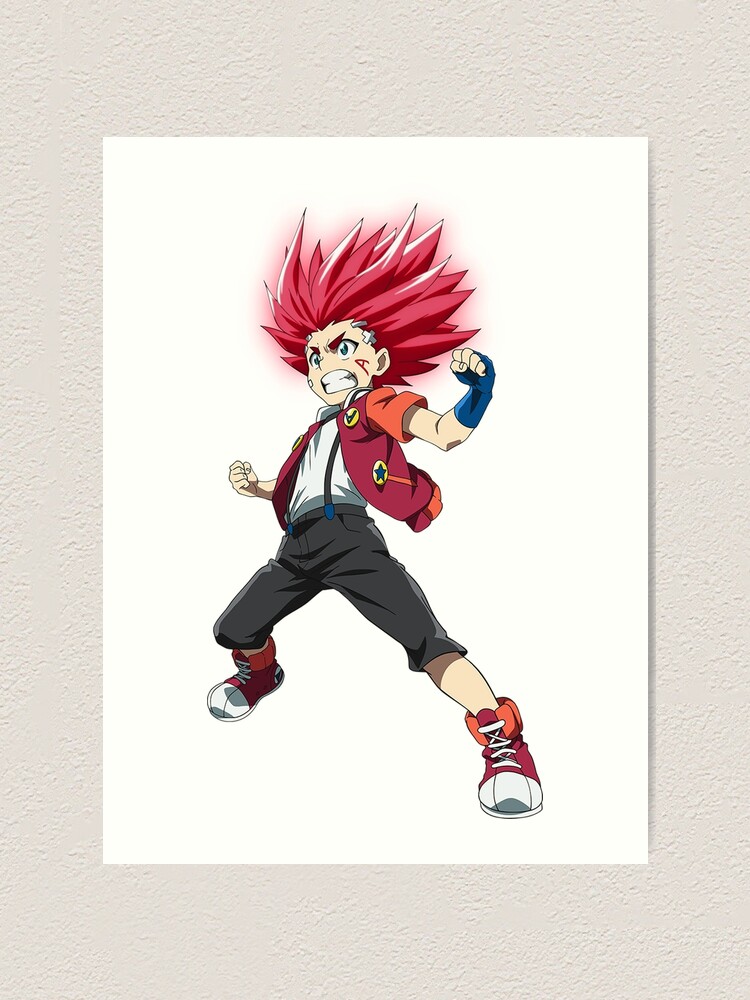 "Aiger Akabane from Beyblade Burst" Art Print for Sale by Fibanacci ...