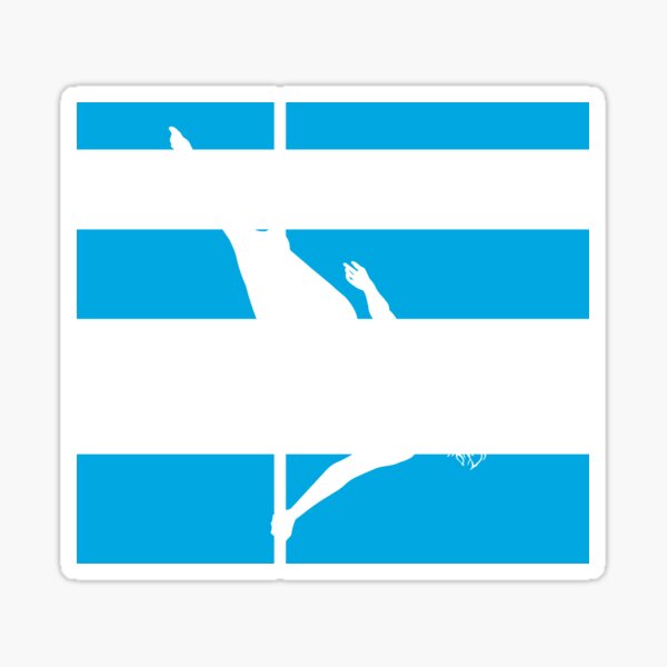 "Pole dancing pole dancer dancer Poledancerin ladies outfit" Sticker by ...