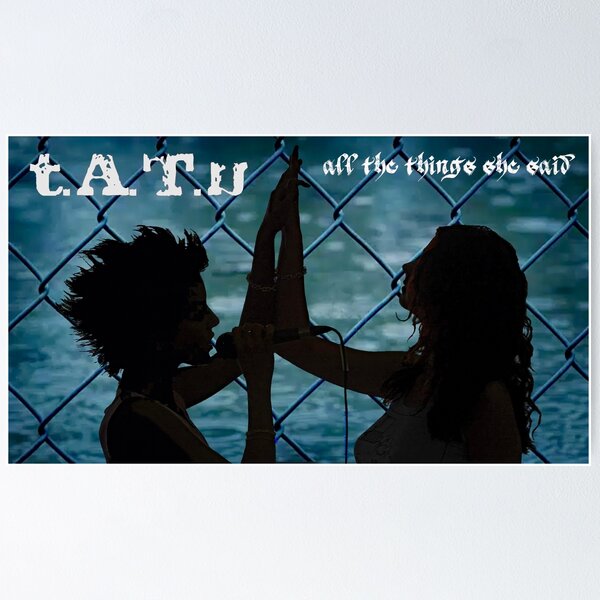 "tATu: All the Things She Said" Poster for Sale by mjsphotopro | Redbubble