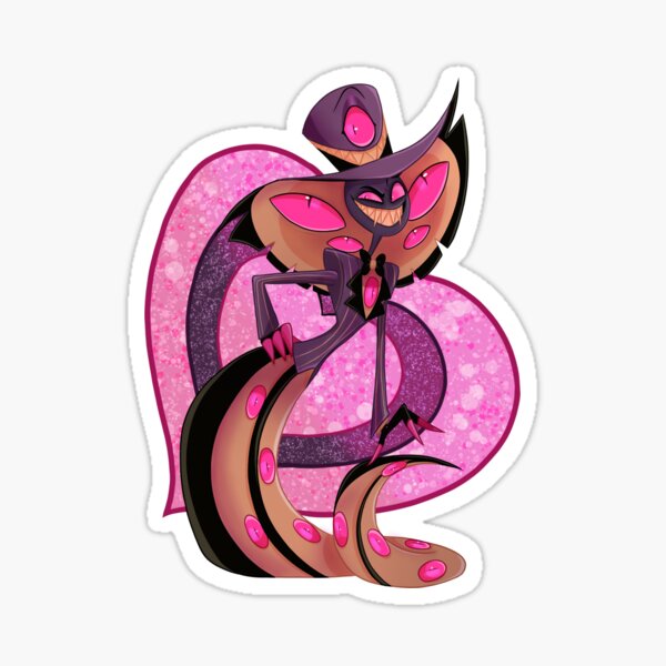 "Sir Pentious- Hazbin Hotel" Sticker by Shaddough | Redbubble