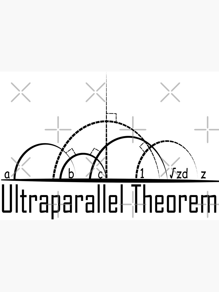 "ultraparallel theorem" Poster for Sale by ilo27 | Redbubble