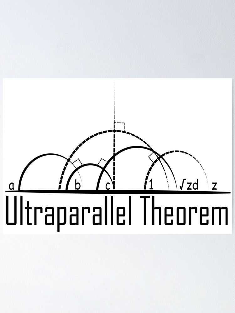 "ultraparallel theorem" Poster for Sale by ilo27 | Redbubble