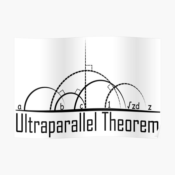 "ultraparallel theorem" Poster for Sale by ilo27 | Redbubble