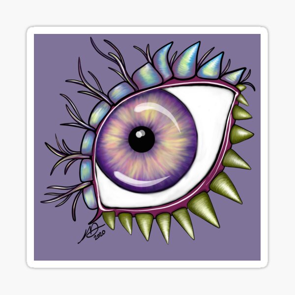 "Eye 01" Sticker for Sale by Sambula | Redbubble