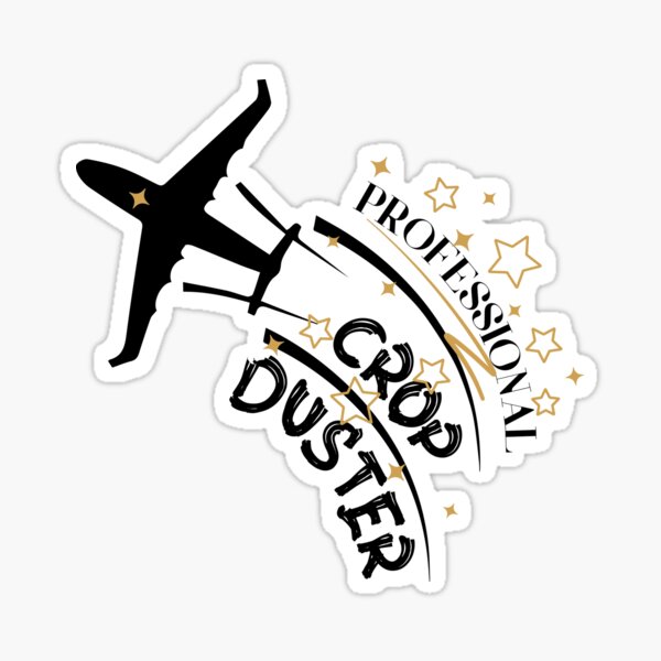 Professional Crop Duster Stickers | Redbubble