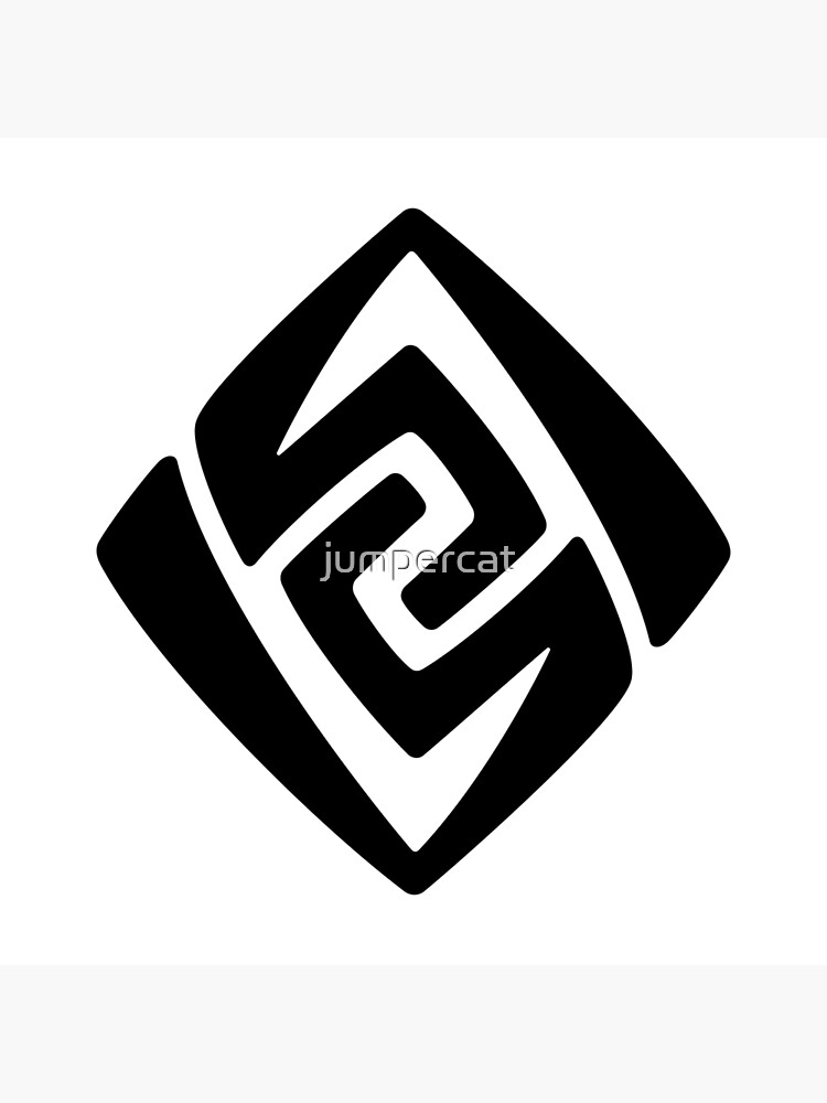 "Genshin Impact - Geo Black Symbol" Photographic Print by jumpercat ...