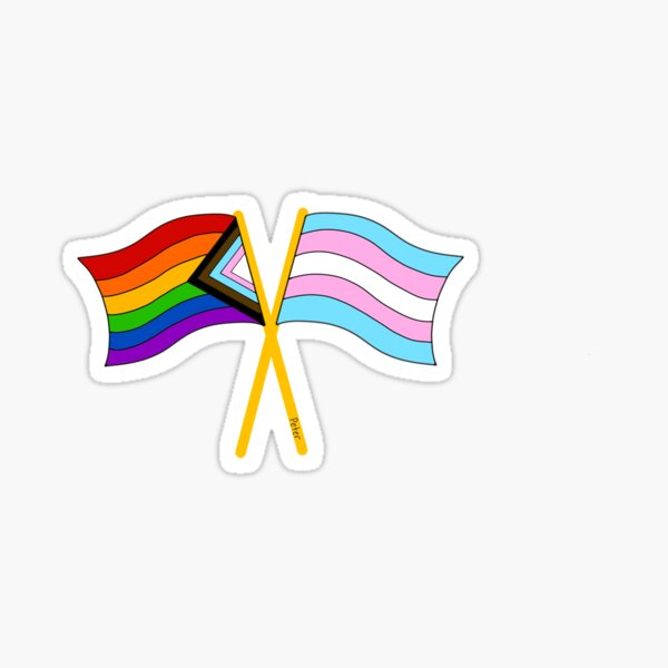 "Progress Flags" Sticker for Sale by INFPslytherpuff | Redbubble