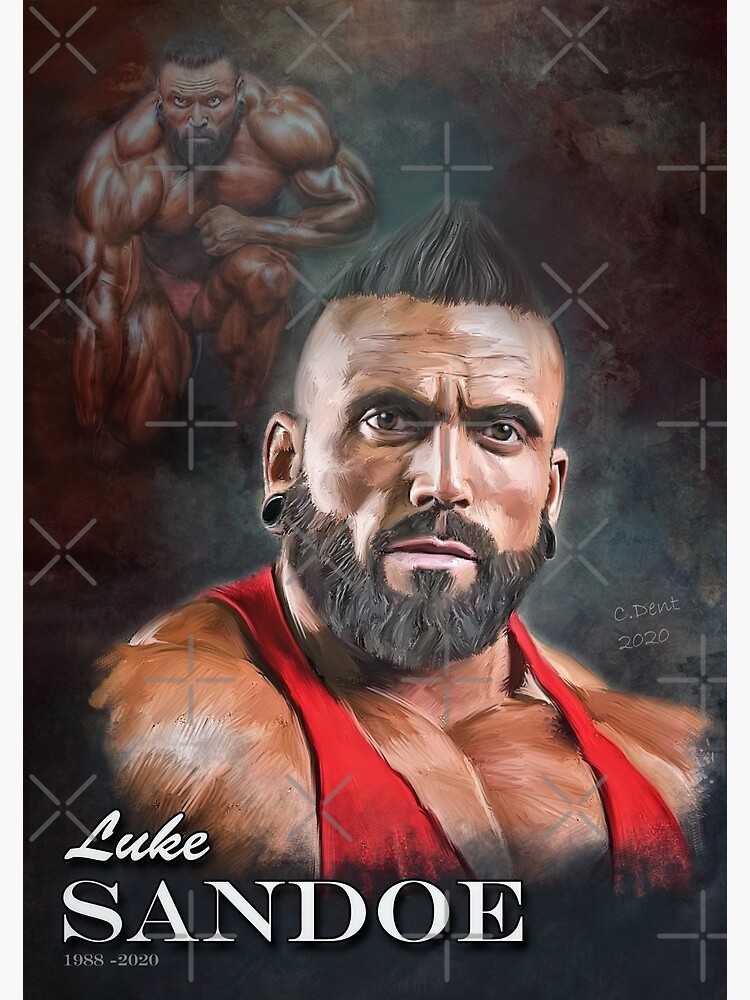 "Luke Sandoe IFBB The Juggernaut" Art Print for Sale by Davinci1968 ...