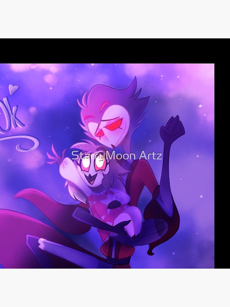 "Stolas and Octavia- Helluva Boss" Pin for Sale by Shaddough | Redbubble