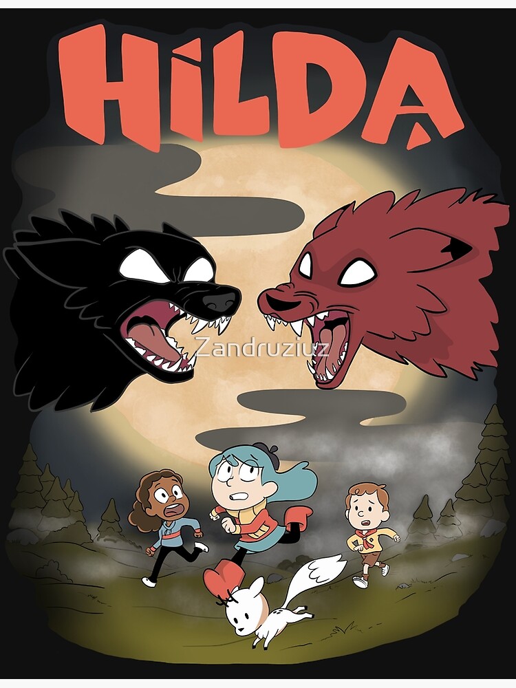 "Hilda full moon" Poster by Zandruziuz | Redbubble