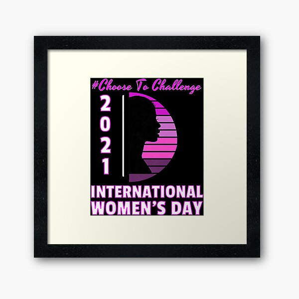 Lámina enmarcada «Feliz Día Internacional de la Mujer, Día ...