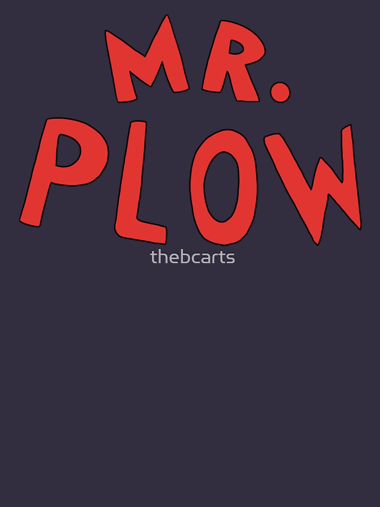 "The Simpsons Mr Plow" T-shirt for Sale by thebcarts | Redbubble | the ...