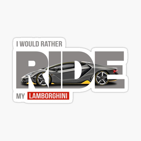 "My Lamborghini Centenario Lambo Sports Car" Sticker for Sale by ...