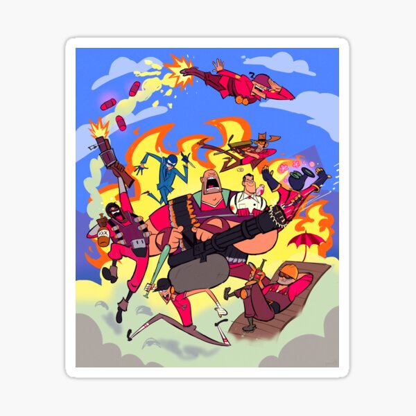 "team fortress 2" Sticker for Sale by stebvi | Redbubble