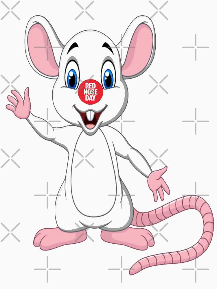 "Red Nose Day Mouse Character T-Shirt" T-shirt for Sale by ...