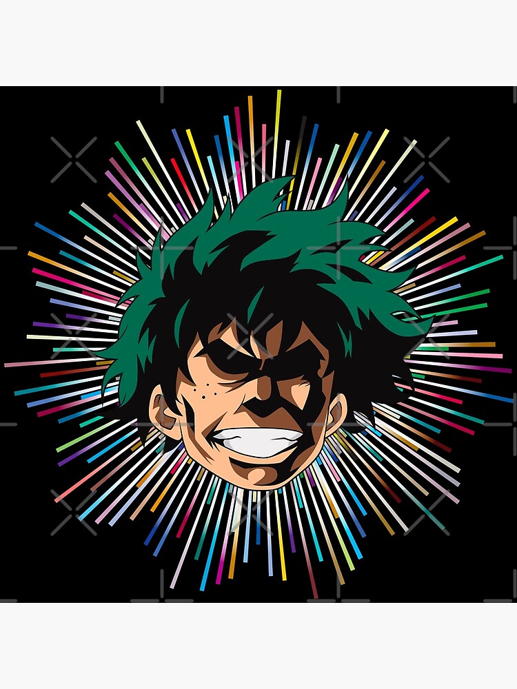 "Deku All Might Face" Photographic Print for Sale by Wizardofpizza ...