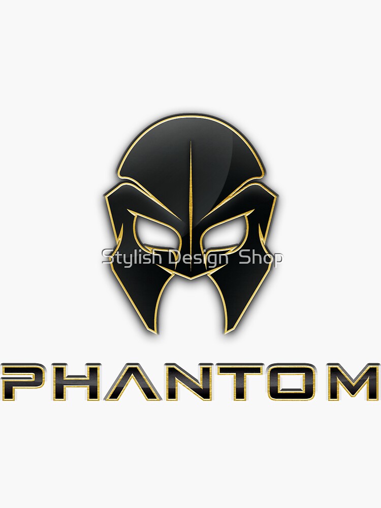 "phantom logo" Sticker by manemohd | Redbubble