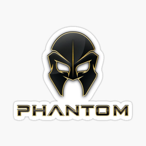 "phantom logo" Sticker by manemohd | Redbubble