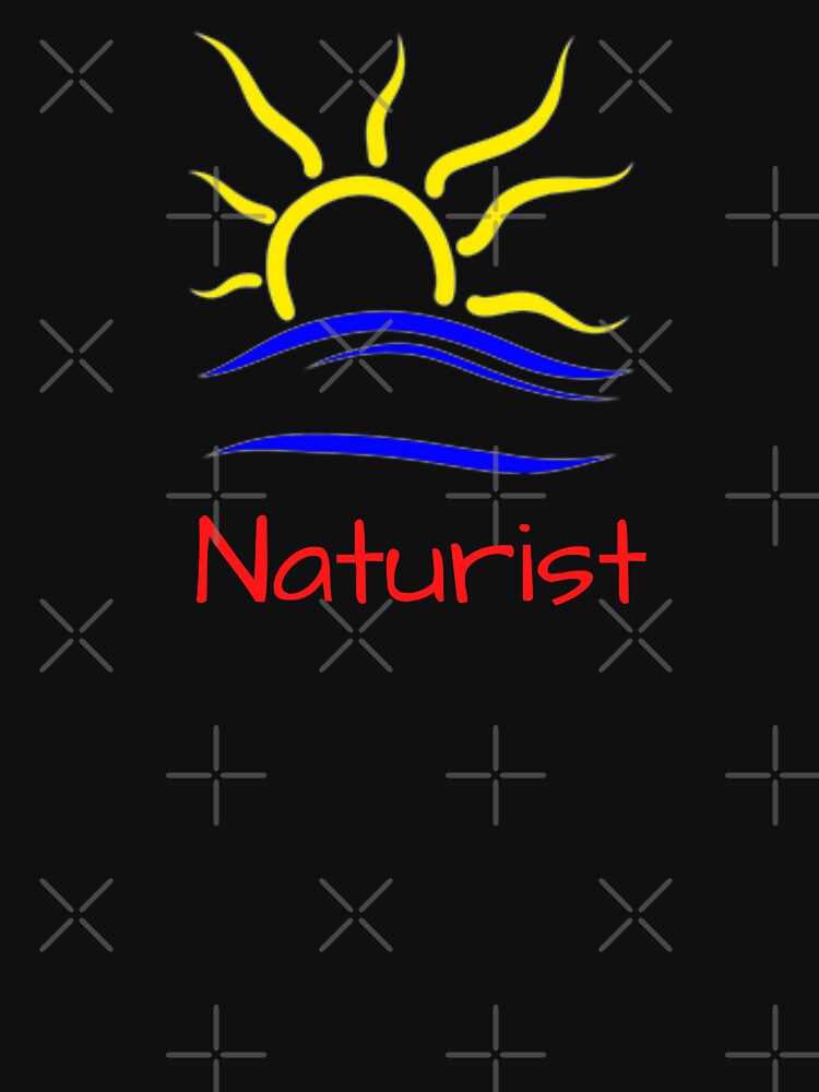 "Naturist Symbol - Naturist - large" T-shirt for Sale by SunCoastTees ...
