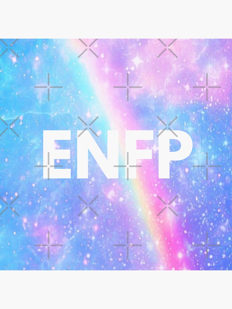 "ENFP Galaxy Rainbow Pastel (MBTI Merch)" Sticker for Sale by ...