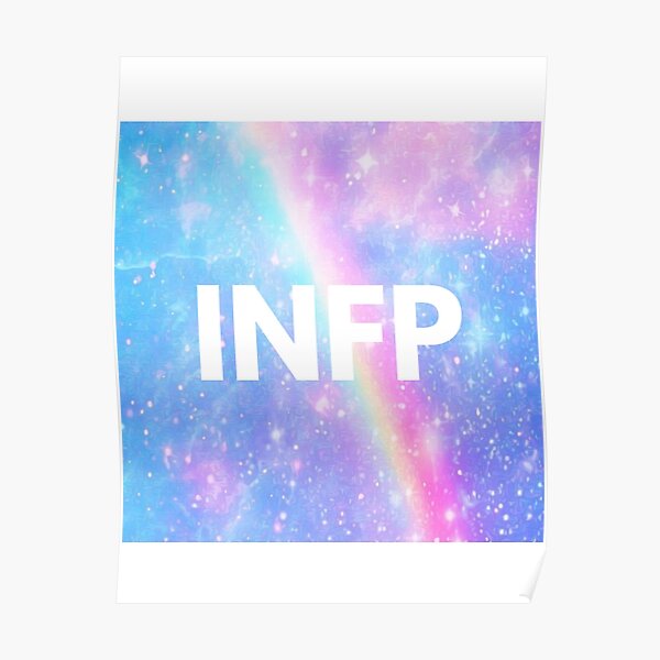 "INFP Galaxy Rainbow Pastel (MBTI Merch)" Poster for Sale by lamweixing ...
