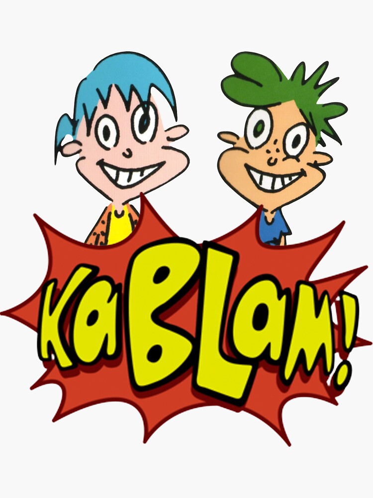 "KaBlam! Henry and June show" Sticker for Sale by nostalgic-stuff ...