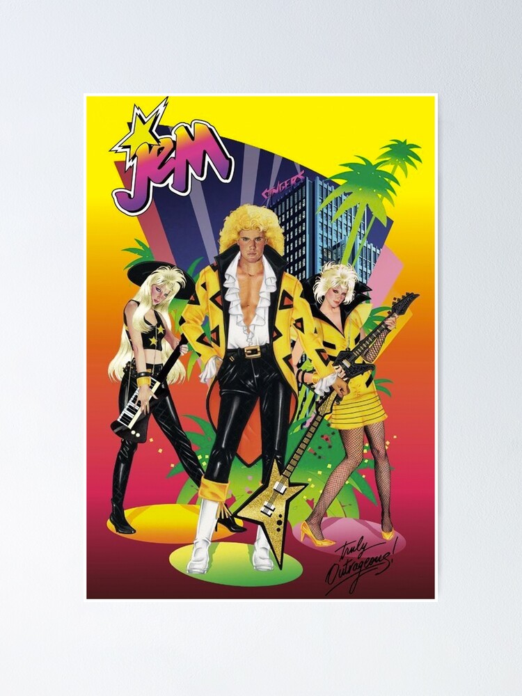 "Jem and the holograms" Poster for Sale by nostalgic-stuff | Redbubble