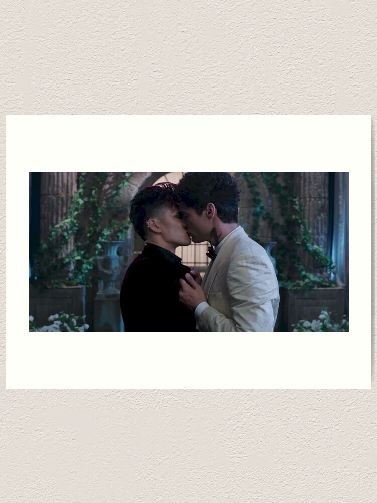 "Malec kiss" Art Print for Sale by sandralicen | Redbubble
