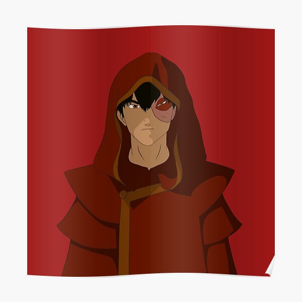 "Hooded Prince Zuko ATLA" Poster for Sale by Art-by-AbbyRodz | Redbubble