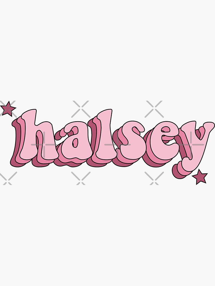 "halsey" Sticker for Sale by canela-latte | Redbubble