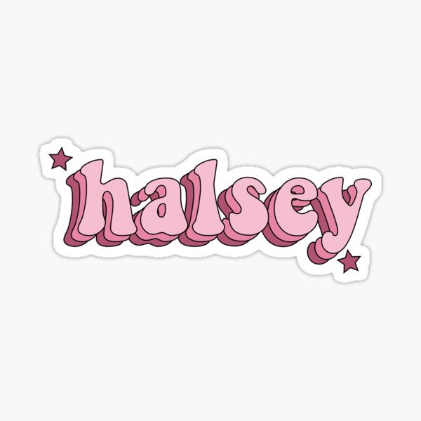 "halsey" Sticker by canela-latte | Redbubble