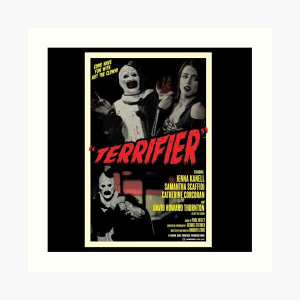 "Terrifier art the clown horror poster " Art Print for Sale by ...