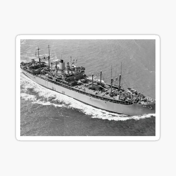 "USS HAMUL (AD-20) SHIP'S STORE" Sticker for Sale by militarygifts ...