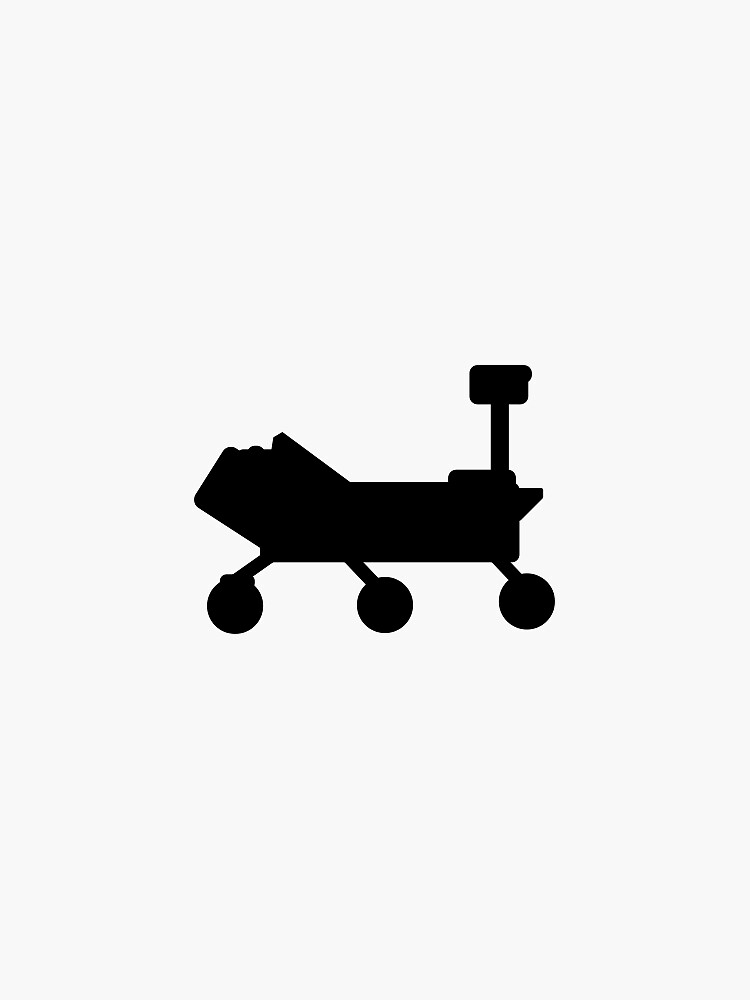 "Curiosity Mars Rover Family Car Sticker" Sticker for Sale by A-T-L-A-S ...